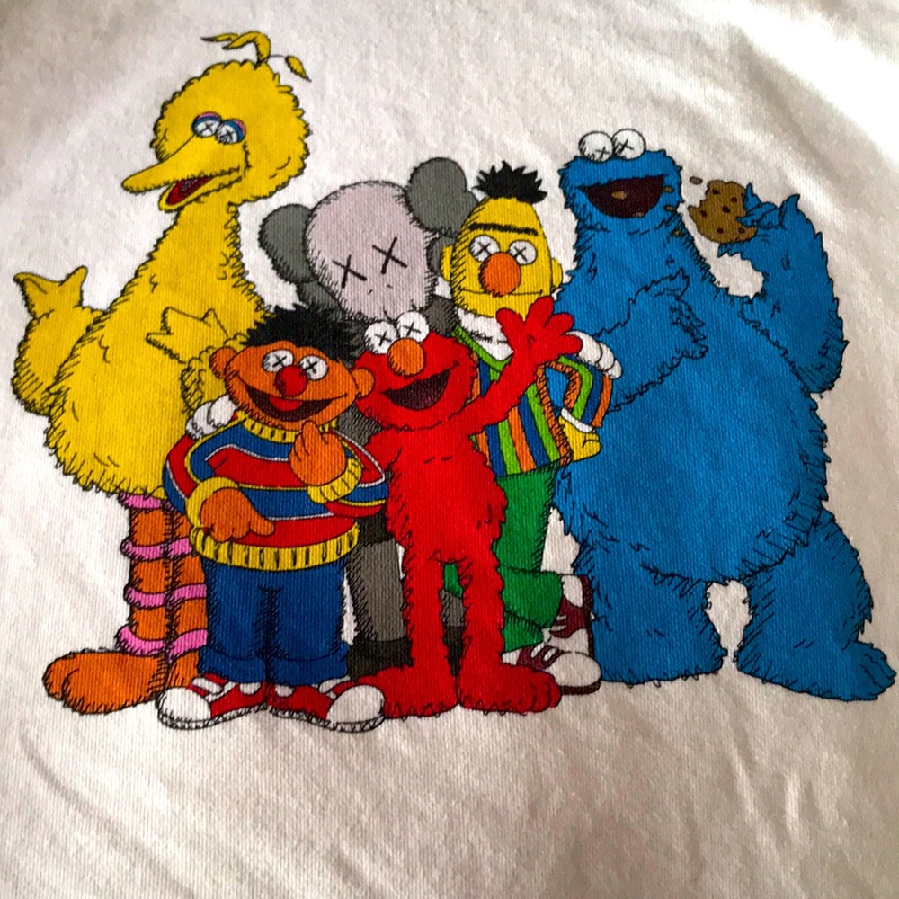 Kaws X Uniqlo Sesame Street Collaboration Limited - Gem